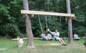 How to Hang a Swing Between Two Trees (3 Easy Methods) - Backyard Caring